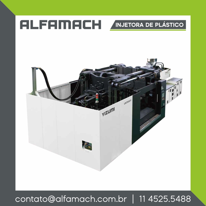 Injetora de plástico horizontal - Alfamach